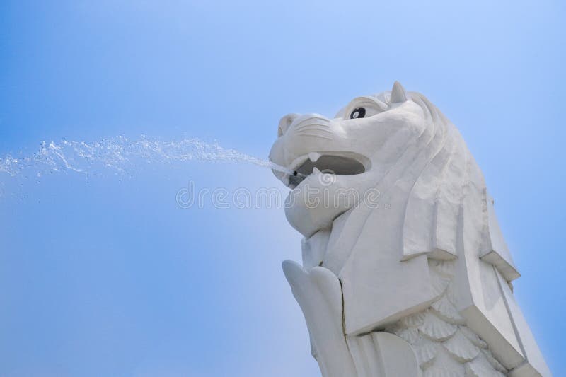 Replica of the Singapore Merlion Statue Editorial Image - Image of ...