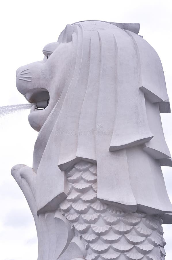 Replica of the Singapore Merlion Statue. Editorial Stock Photo - Image ...