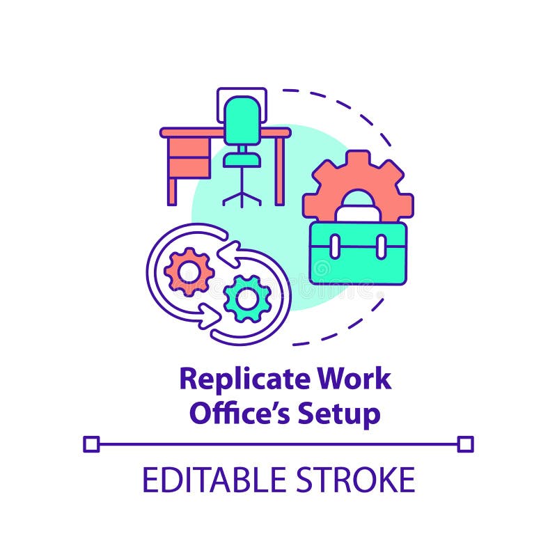 Hybrid Work Icon Office Stock Illustrations – 203 Hybrid Work Icon ...