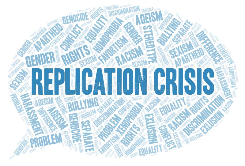 Replication Crisis - Type of Discrimination - Word Cloud Stock ...
