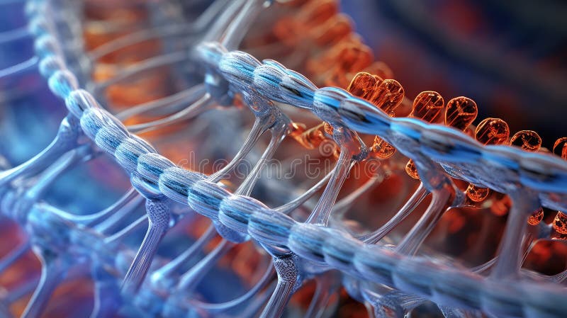 Replication dna helicase stock illustration. Illustration of molecule ...