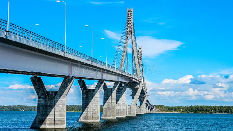 The Replot bridge stock photo. Image of finnish, raippaluoto - 29416184