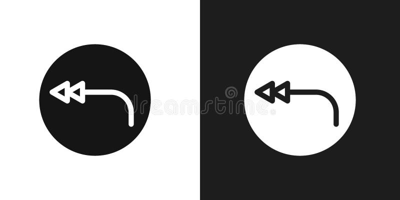 Reply All Icon Logo Set Vector Stock Vector - Illustration of signs ...