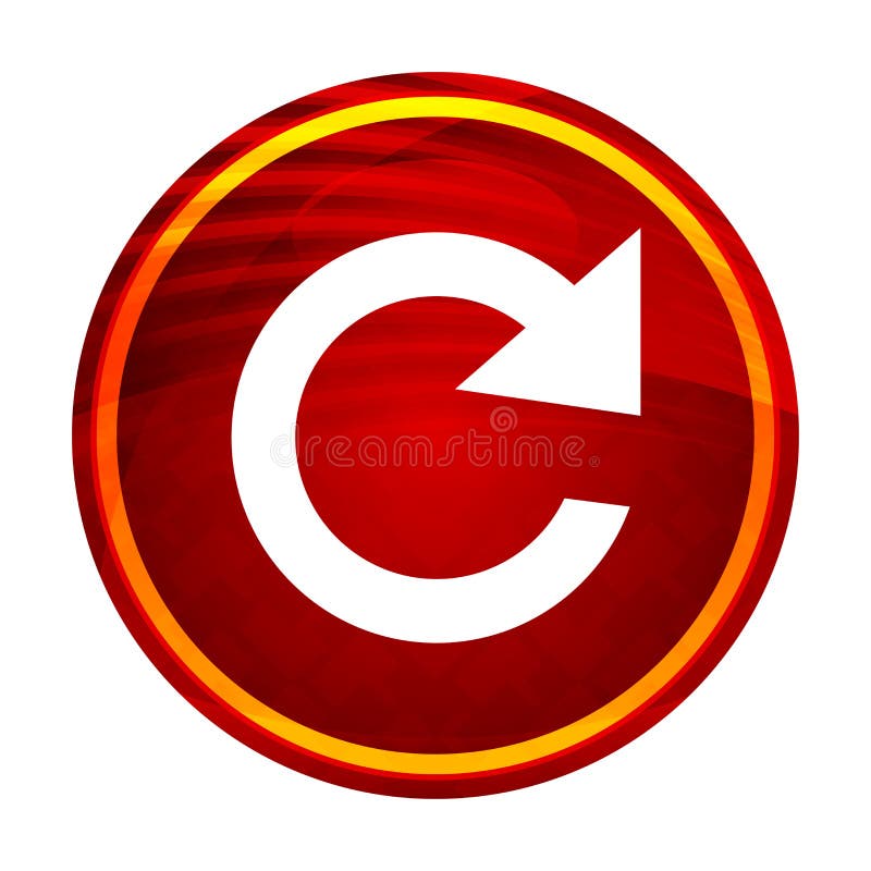 Reply Rotate Icon Premium Glossy Button Isolated on Abstract Shiny ...