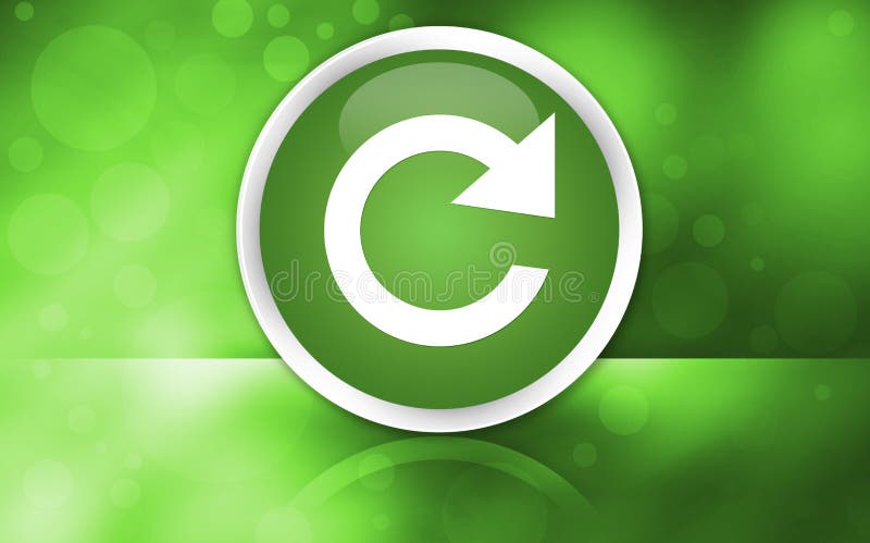 Reply Rotate Icon Premium Glossy Button Isolated on Abstract Shiny ...