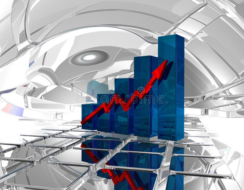 Report stock illustration. Illustration of chart, financial - 17225786