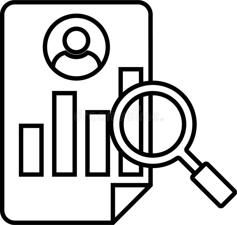 Report Analysis, Assessment Icon Illustration Collection. Design Icon ...