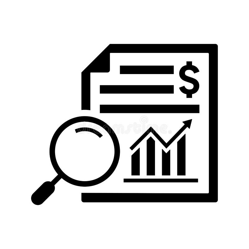 Report analysis icon stock vector. Illustration of media - 267085416