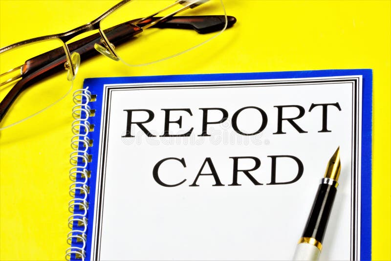 Report Card for Information. Stock Photo - Image of card, knowledge ...