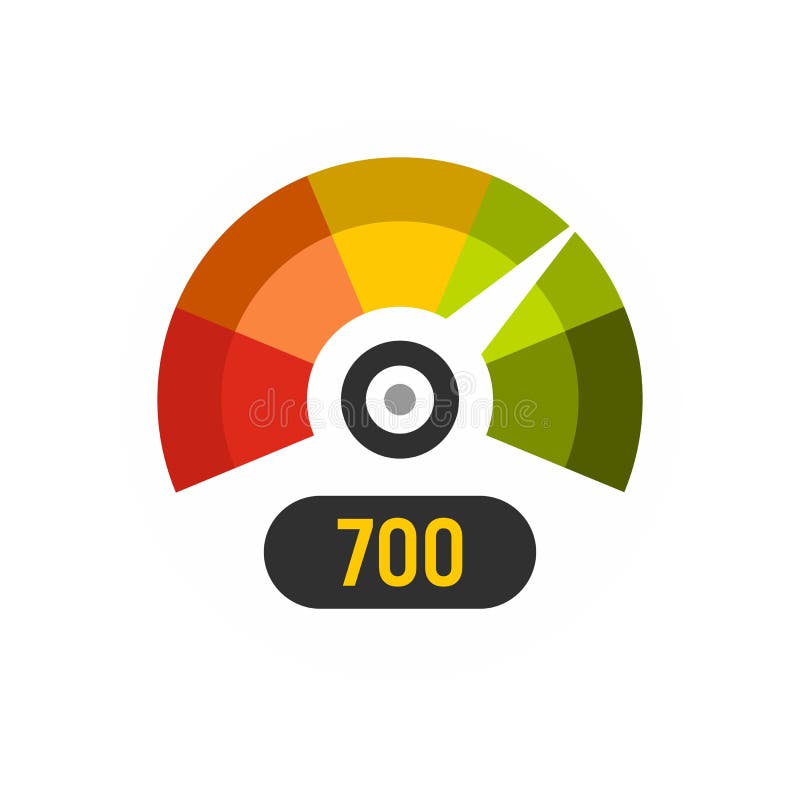 Low Credit Score Icon, Simple Style Stock Vector - Illustration of good ...