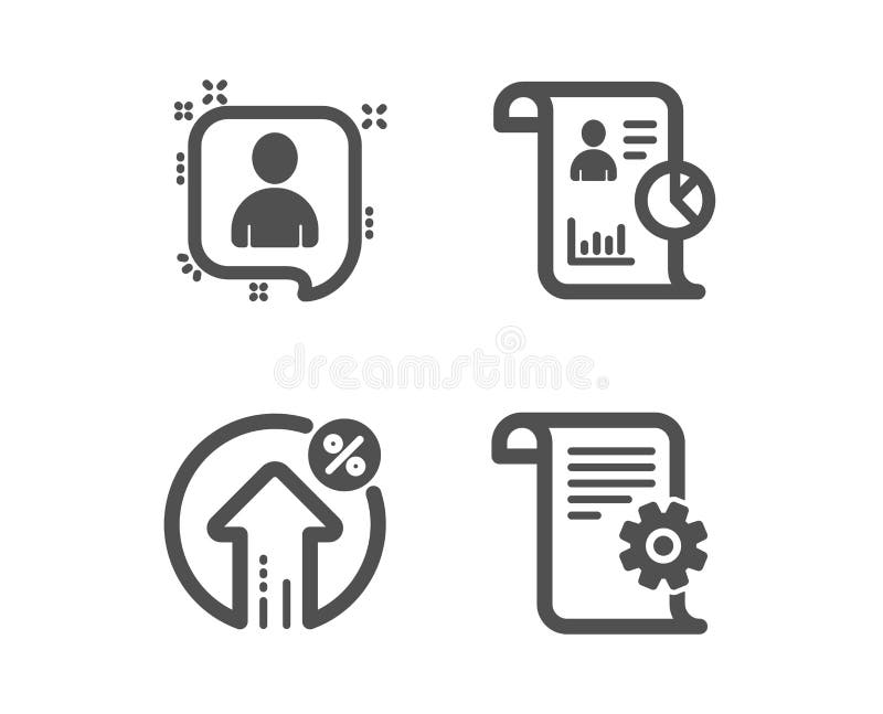 Report, Developers Chat and Loan Percent Icons. Technical Documentation ...