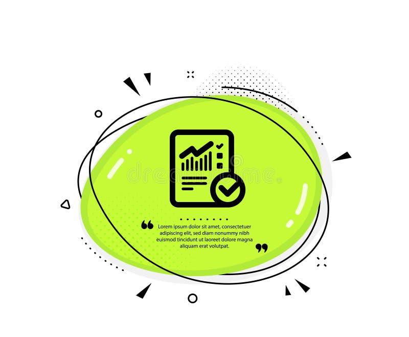 Report Document Icon. Checklist. Vector Stock Vector - Illustration of graph, chat: 184395282