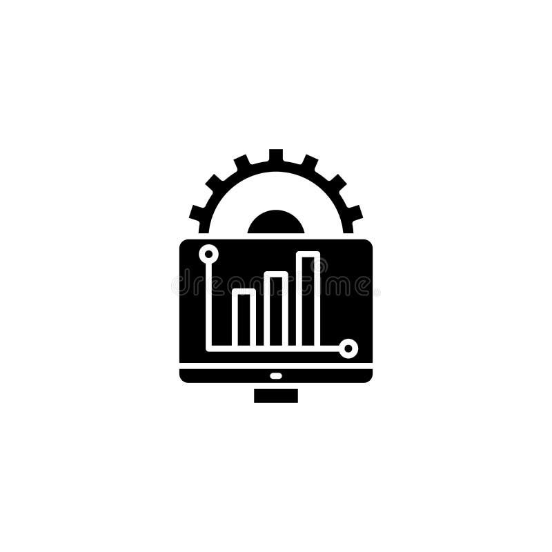 Report Generation Linear Icon Concept. Report Generation Line Vector ...
