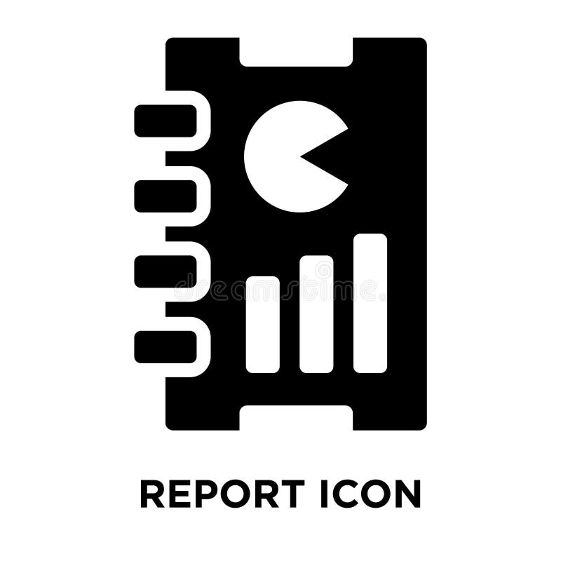 Report IconÂ Vector Isolated on White Background, Logo Concept Stock ...