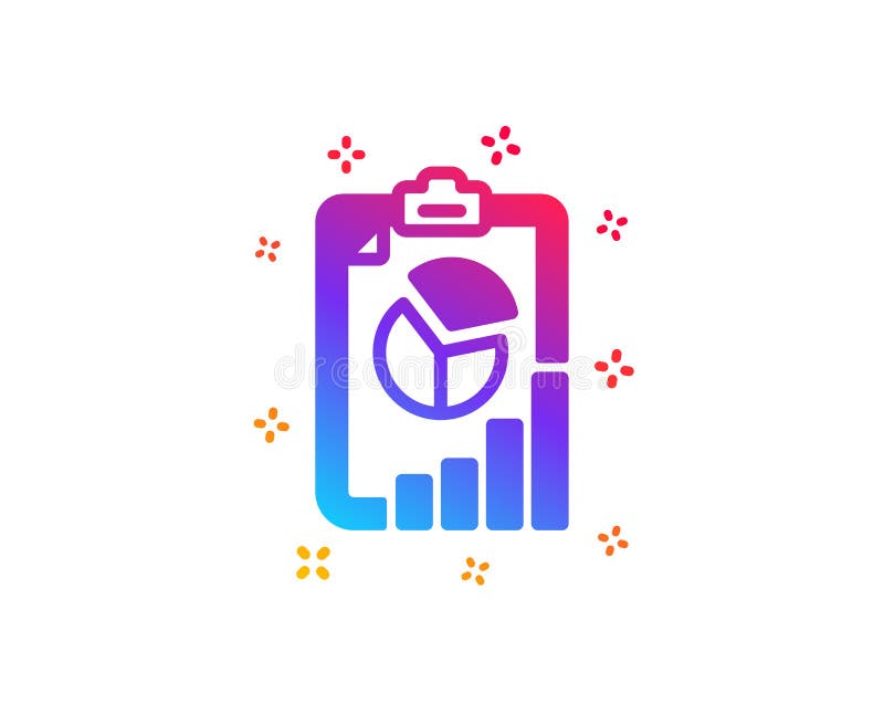 Report Icon. Column Graph, Pie Chart Sign. Vector Stock Vector ... Report Icon. Column Graph, Pie Chart Sign. Vector Stock Vector ...