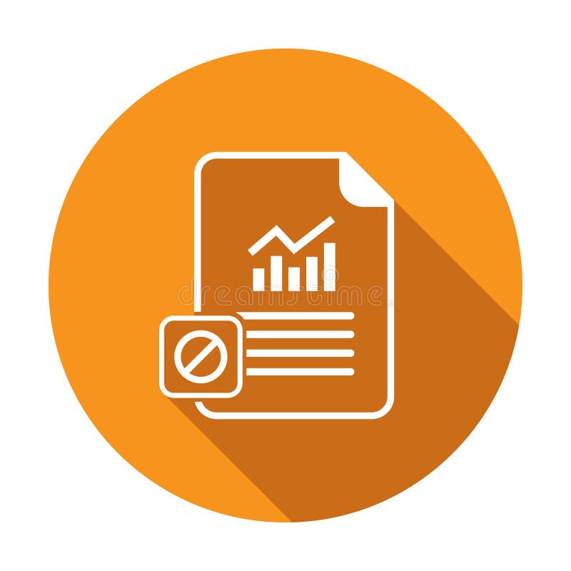 Report Icon with Not Allowed Sign. Report Icon and Block, Forbidden ...