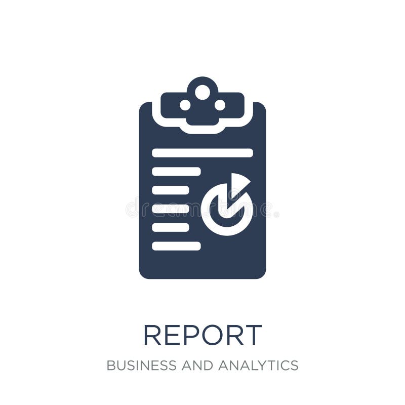 Bug Report Icon. Trendy Flat Vector Bug Report Icon on White Background ...