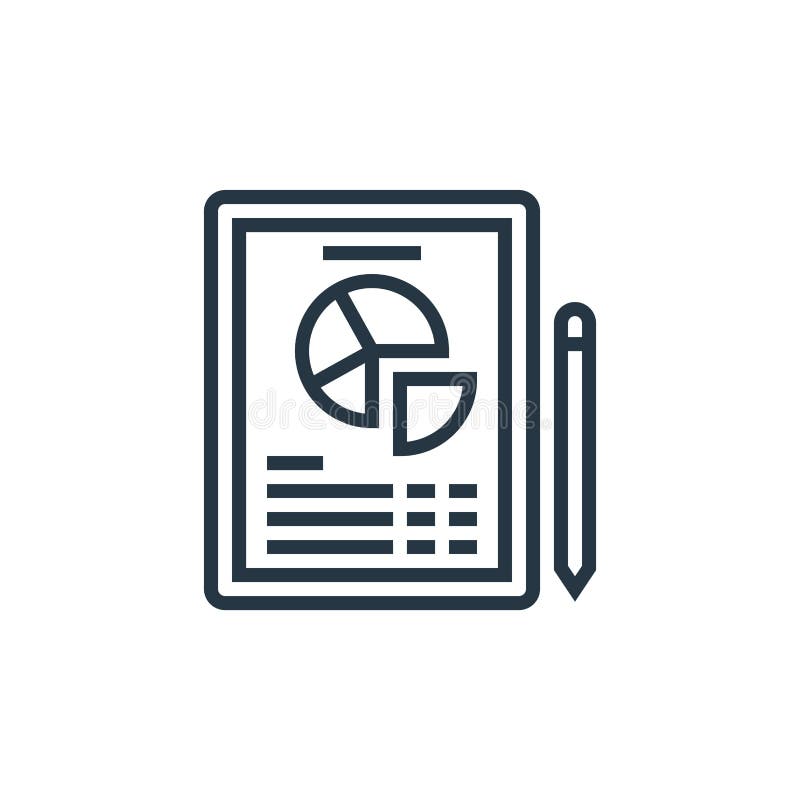 Report Icon Vector From Business Process Outsourcing Concept. Thin Line ... Report Icon Vector From Business Process Outsourcing Concept. Thin Line ...