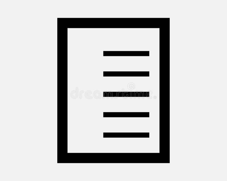 Doc Paper Icon Stock Illustrations – 25,167 Doc Paper Icon Stock ...