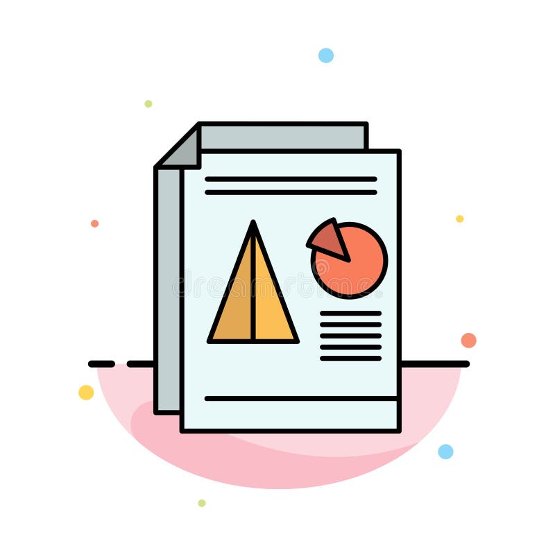 Report, Presentation, Pie, Chart, Business Abstract Flat Color Icon ... Report, Presentation, Pie, Chart, Business Abstract Flat Color Icon ...