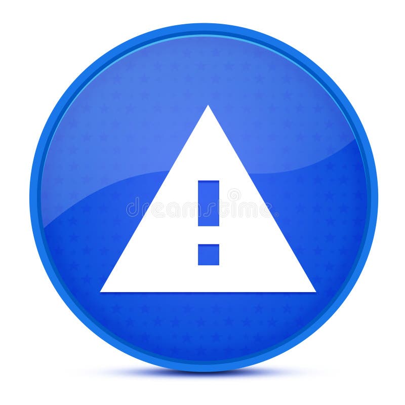 Report Problem Aesthetic Glossy Blue Round Button Abstract Stock ...