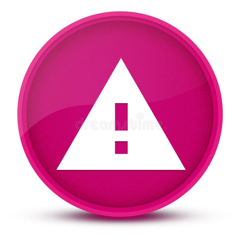 Report Problem Luxurious Glossy Pink Round Button Abstract Stock ...
