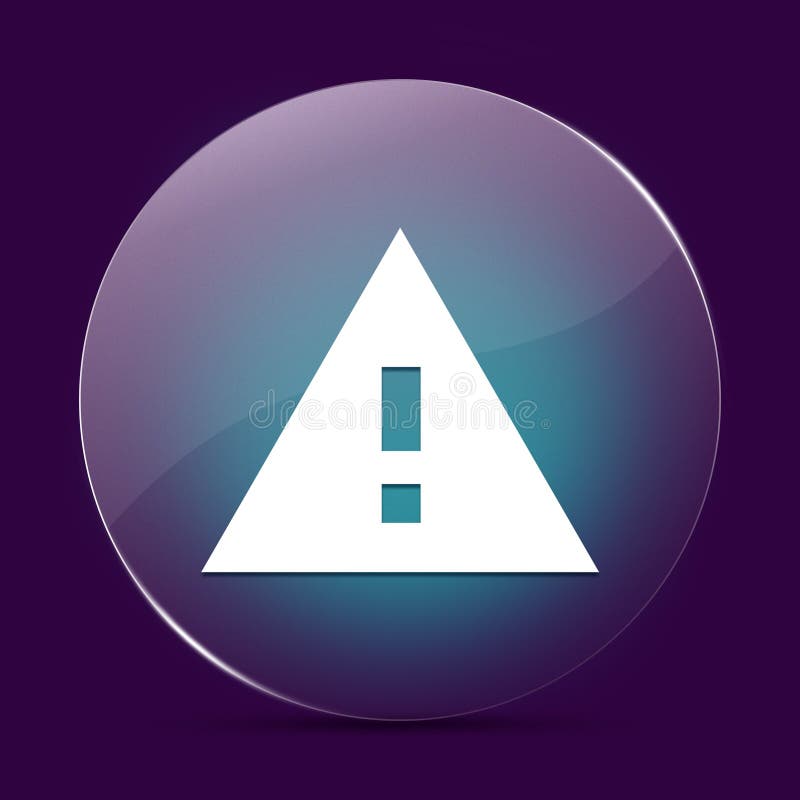 Report Problem Moonlight Glass Round Button Abstract on a Dark Purple ...