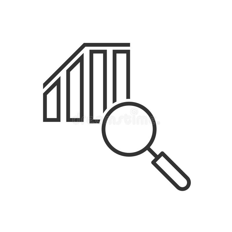 Report Search Icon - Chart Search Icon Sign Symbol Stock Illustration ... Report Search Icon - Chart Search Icon Sign Symbol Stock Illustration ...