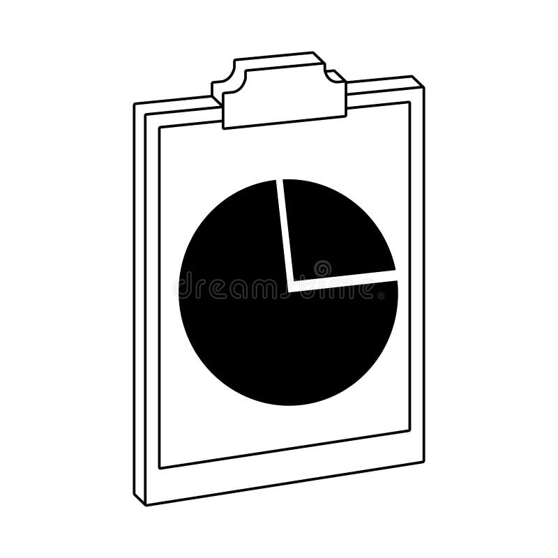 Report Table with Graphic Chart, Flat Design Stock Vector ...