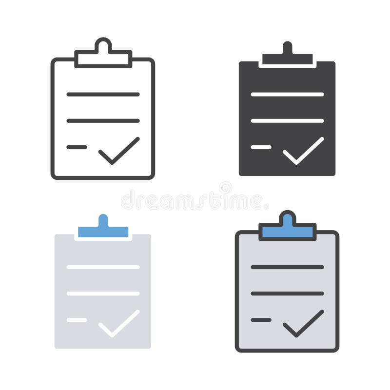 Audit Document. Result Paper Stock Vector - Illustration of office ...