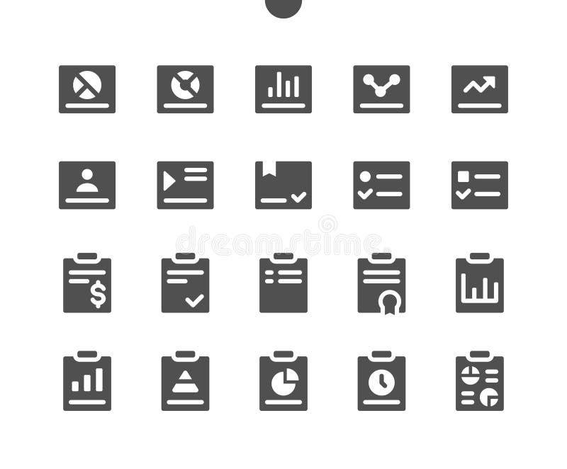 Report V2 UI Pixel Perfect Well-crafted Vector Stock Vector ...