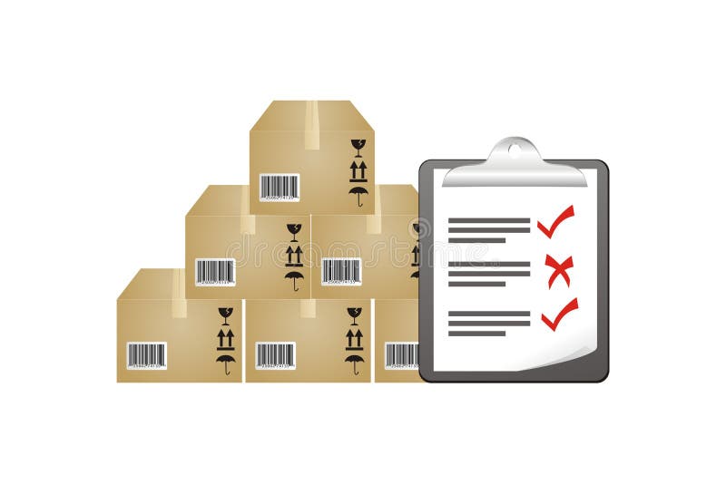 Reportage Courant D'inventaire Illustration Stock - Illustration du ...
