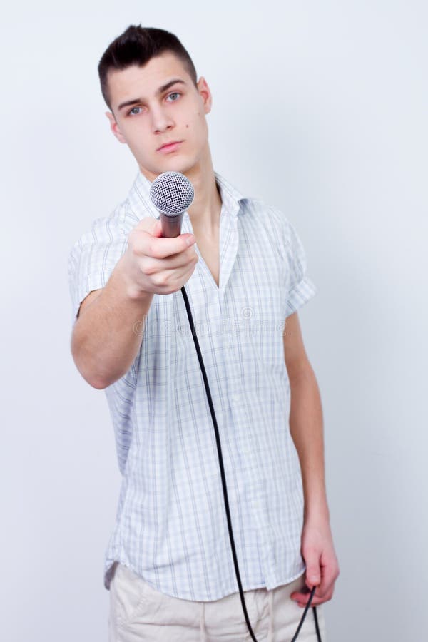 Reporter stock photo. Image of news, human, caucasian - 23965254