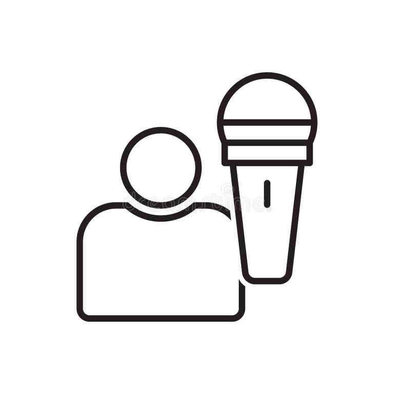 Reporter Icon Journalist Stock Illustrations – 7,710 Reporter Icon ...