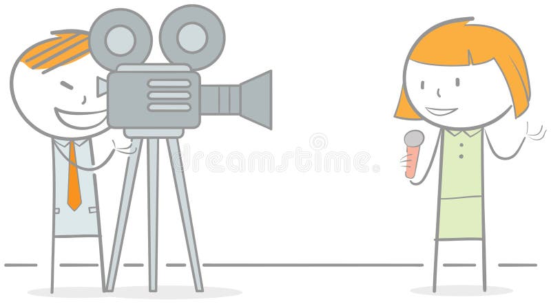 News Reporter Stick Stock Illustrations – 92 News Reporter Stick Stock ...