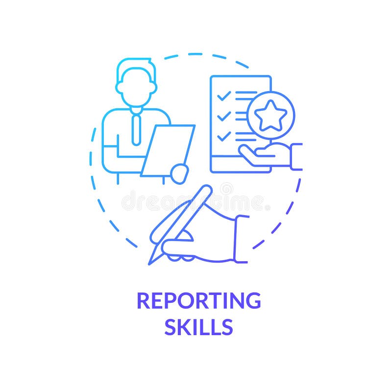 Accurate Reporting Concept Icon Stock Vector - Illustration of accuracy ...