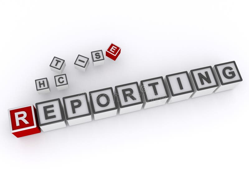 Reporting stock image. Image of block, researching, text - 65465795