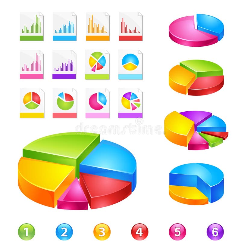 Simple Color Financial Management Reports Icon Stock Vector ...