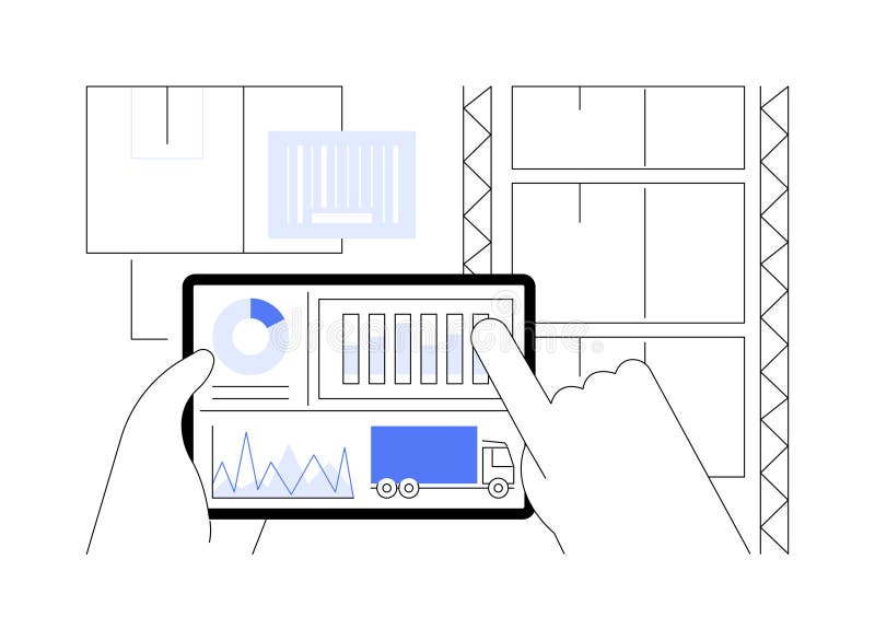 Reports and Analytics Abstract Concept Vector Illustration. Stock ...