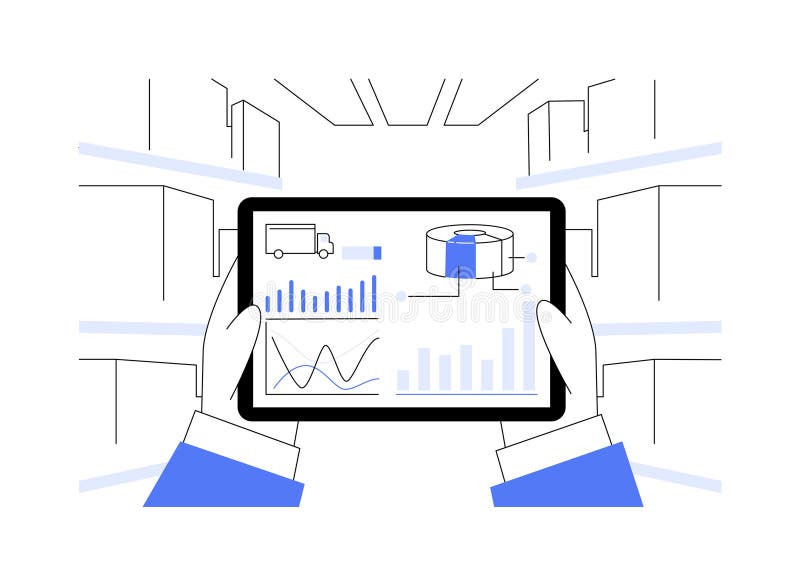 Reports and Analytics Abstract Concept Vector Illustration. Stock ...