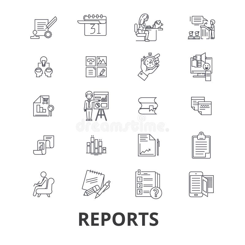 Big Data Reports Black Icon, Vector Sign on Isolated Background. Big ...