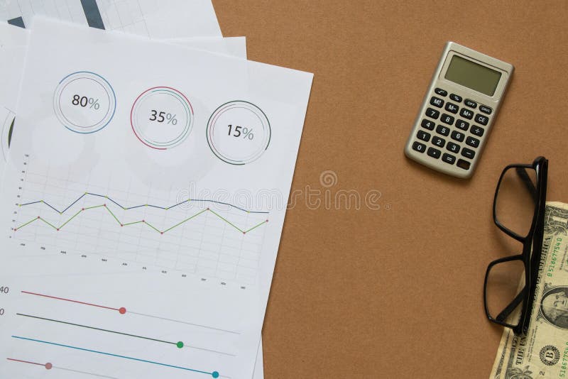 Reports and Histograms on Paper on the Table, Analytics and Statistics ...