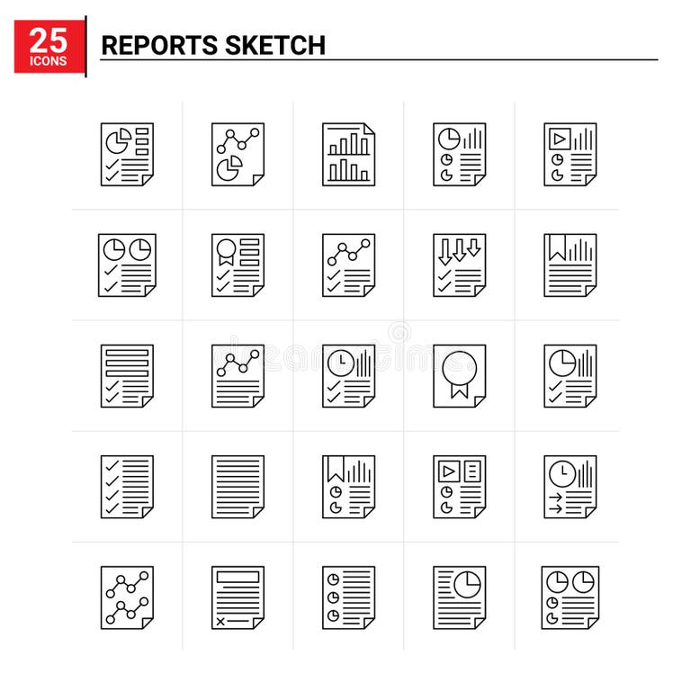 Reports Icon Stock Illustrations – 20,381 Reports Icon Stock ...