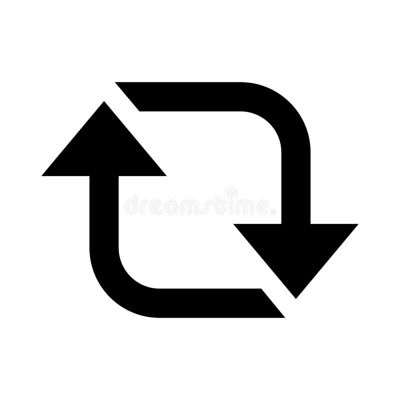 Repost or Reshare Icon. Social Media Repost Vector Illustration Stock ...