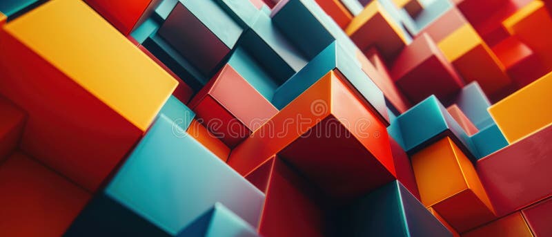 Represent the Concept of Strength through Bold, Angular Shapes and ...