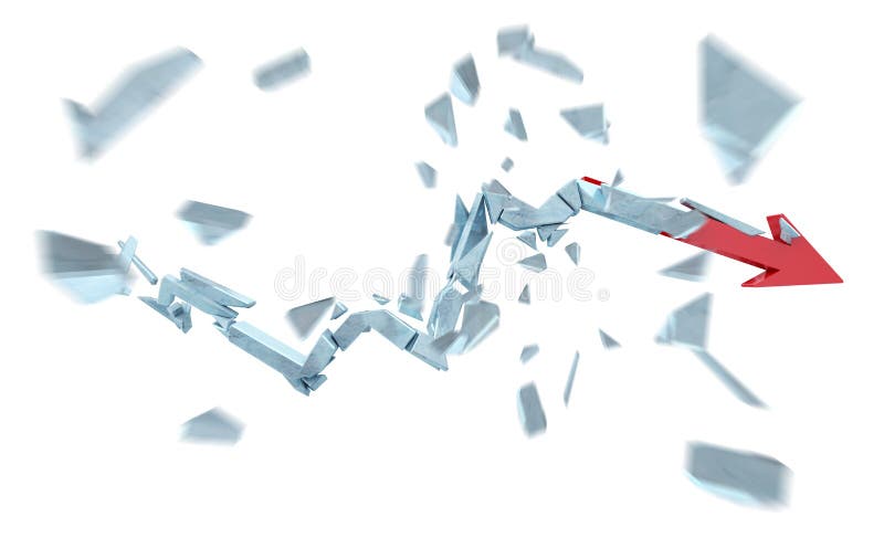 Flecha Quebrada Ilustraciones Stock, Vectores, Y Clipart – (243 Ilustraciones Stock)