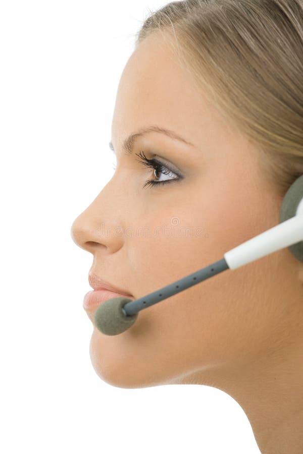 Representante Del Servicio De Atención Al Cliente Imagen de archivo ...