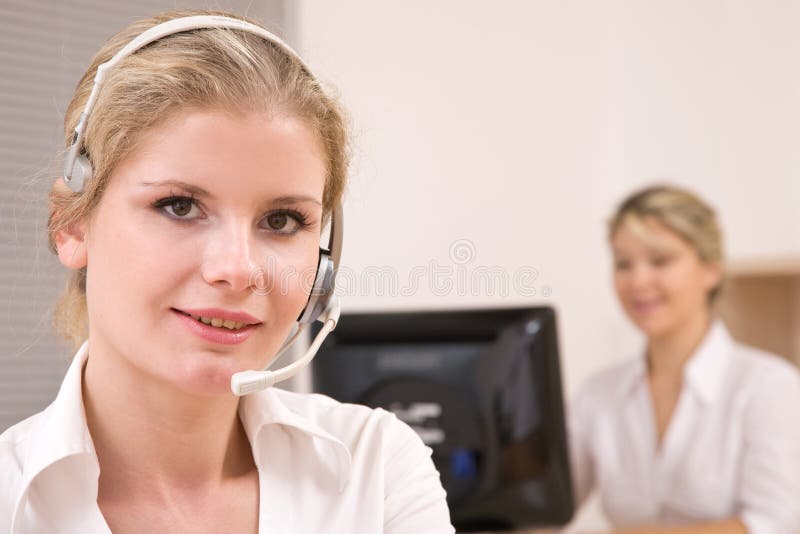 Representantes Del Servicio De Atención Al Cliente Imagen de archivo ...