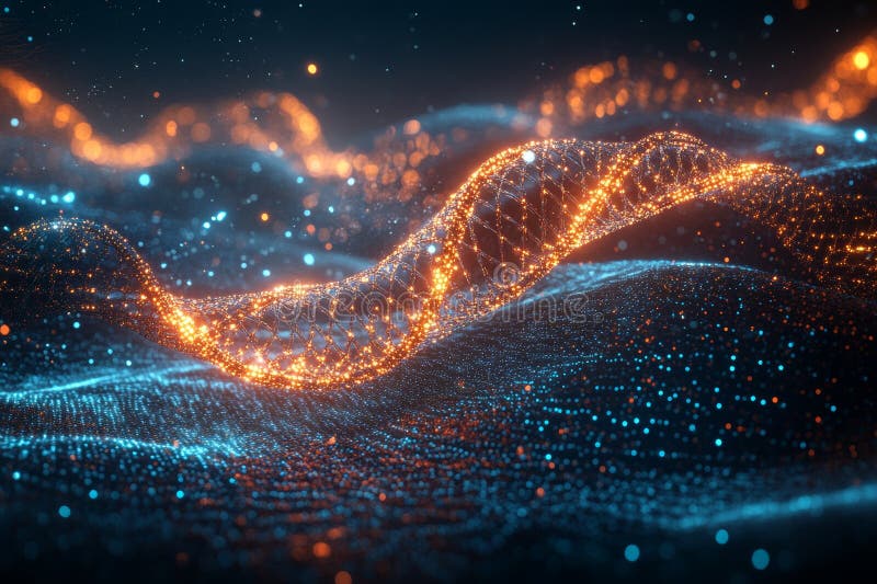 Representation Advanced Gene Editing Technology Dna Structure Stock ...