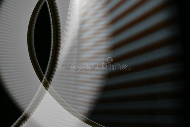 The Representation of Alternating Current in Light Form Stock Image ...